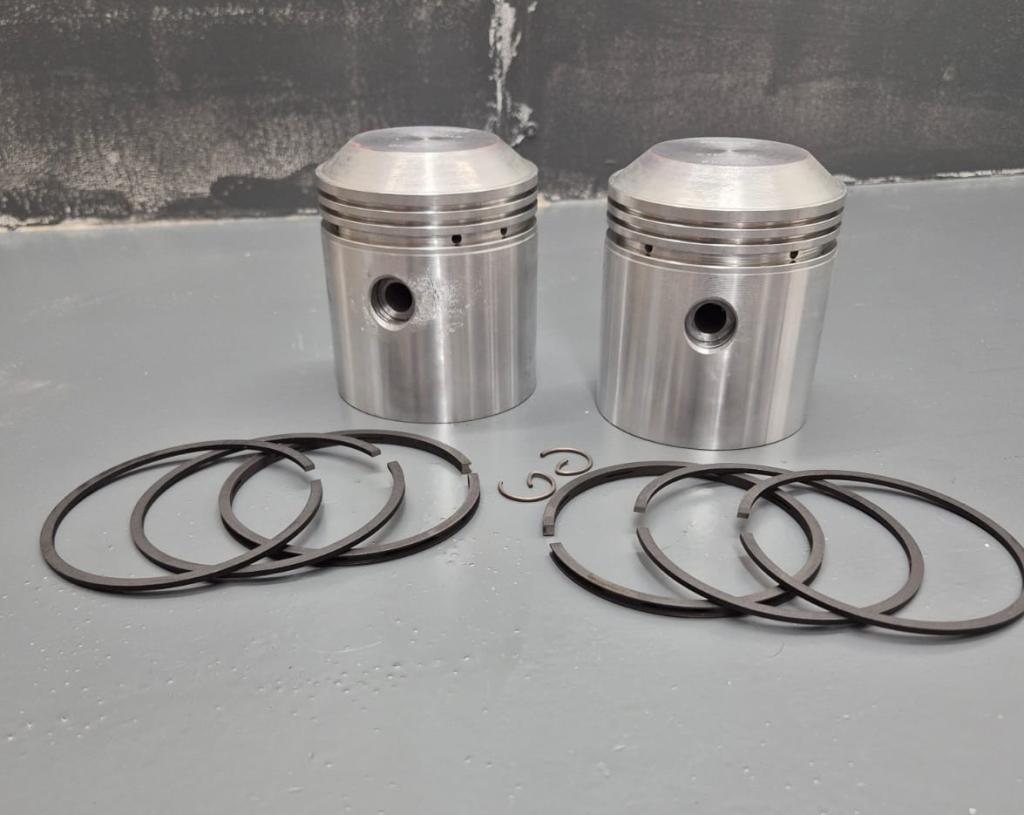 AJS Pistons V-Twin 996 cc 1928-1930 Pair. M1. M2. R2. Standard, De Luxe +030 | BRITISH Only ...